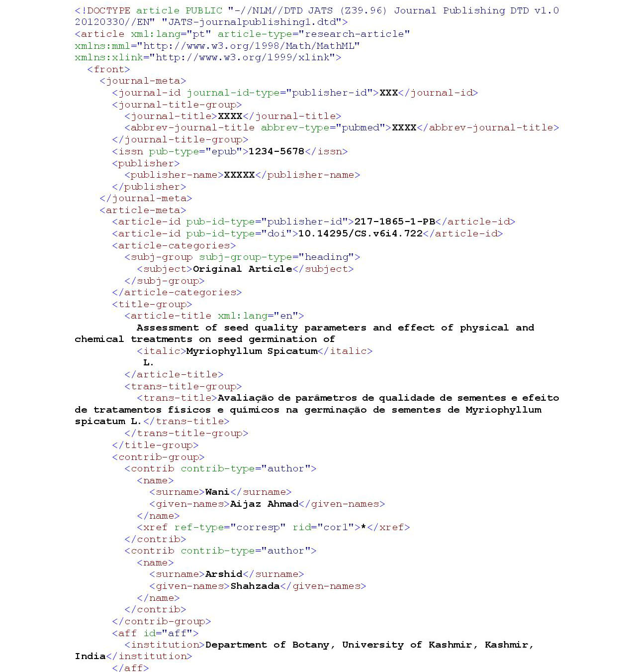 Jats XML Conversion Services – JatsTech